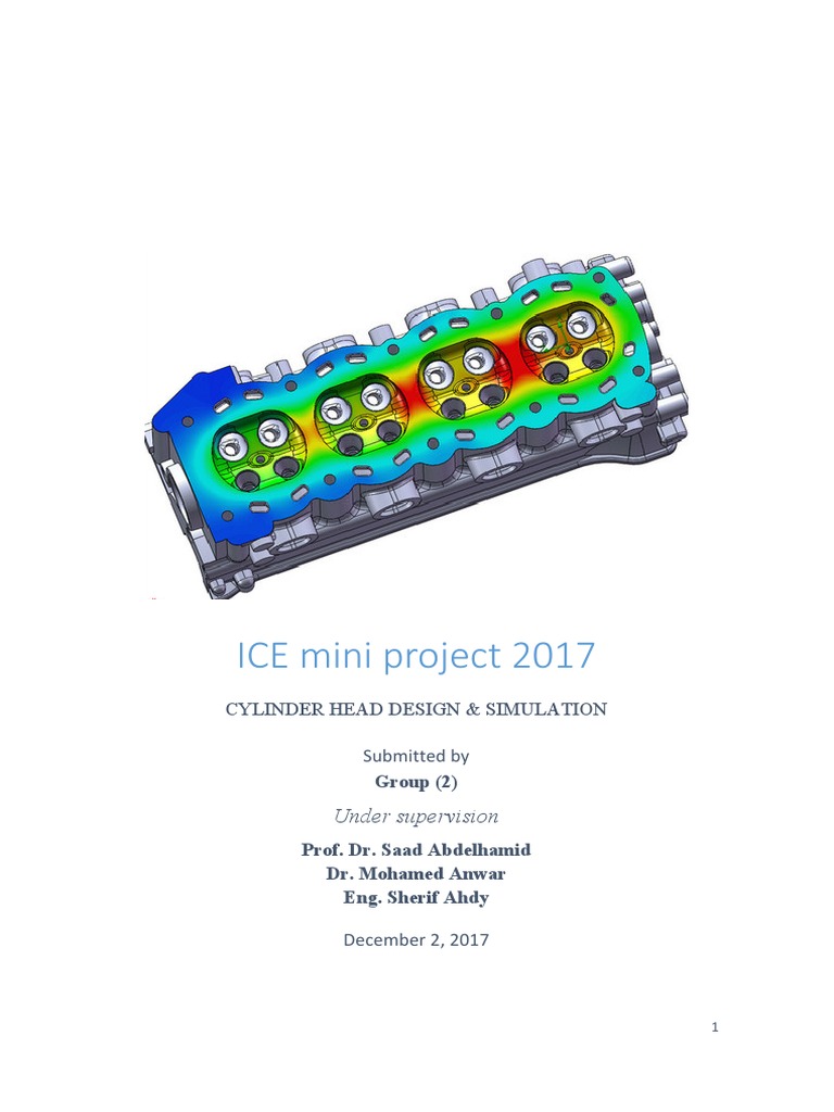 Cylinder Head Report Pdf Internal Combustion Engine Composite