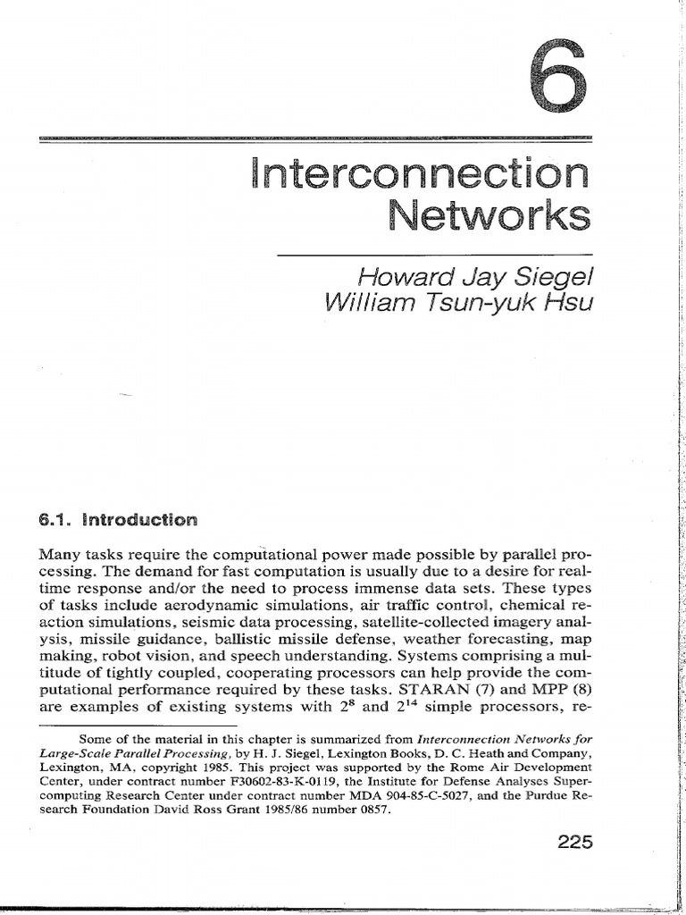 Interconnection Networks | PDF