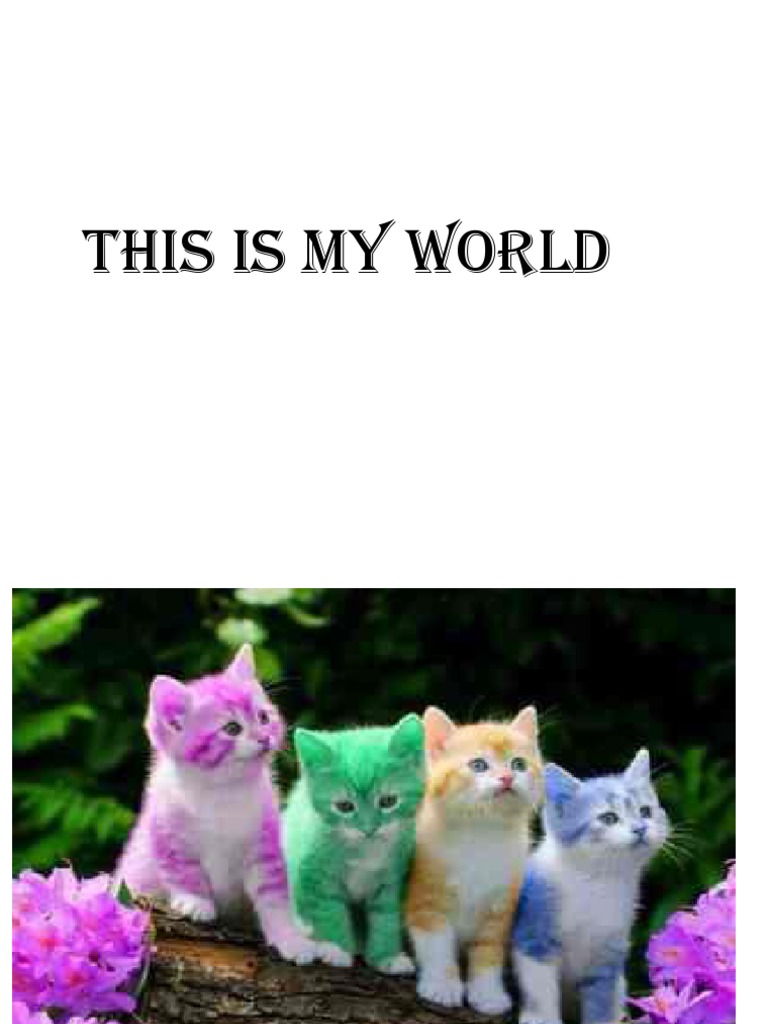 This Is My World | PDF