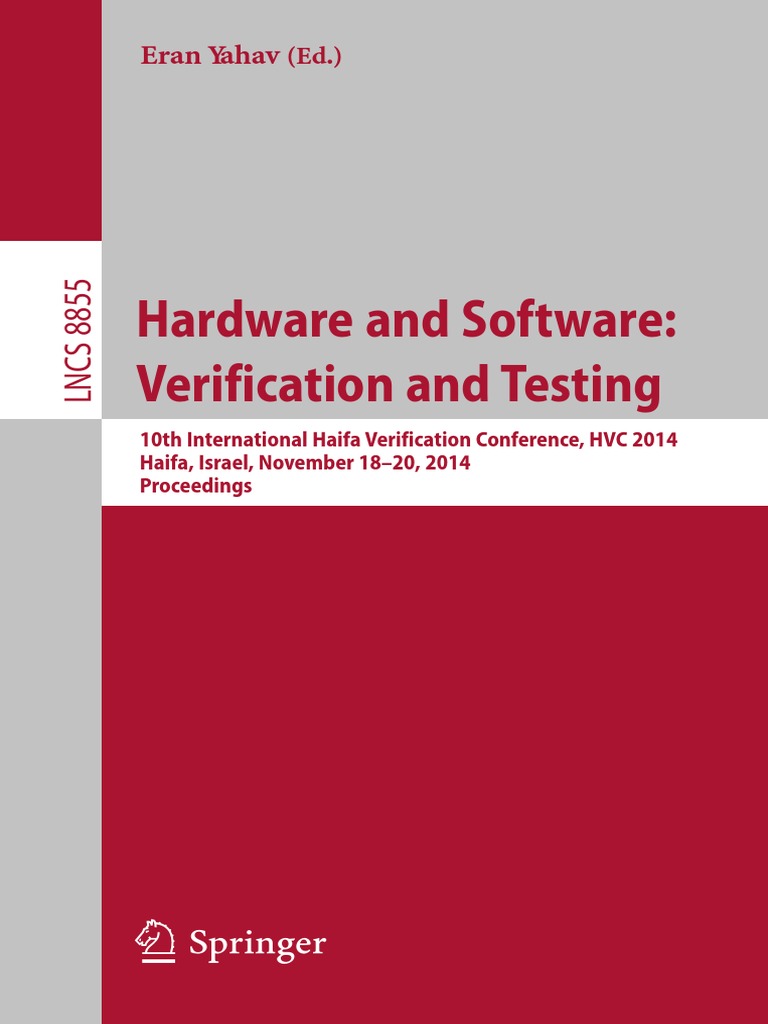 Lecture Notes In Computer Science 8855 Programming And Software Engineering Eran Yahav Eds 7810