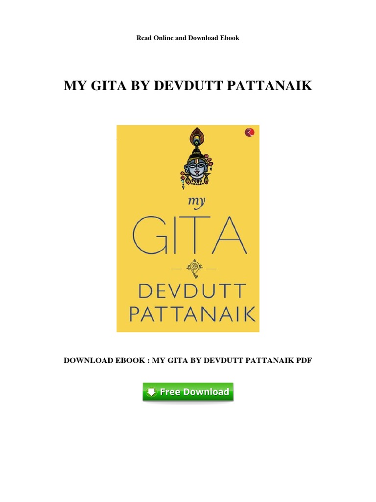 My Gita by Devdutt Pattanaik PDF | PDF | Bhagavad Gita | Reincarnation