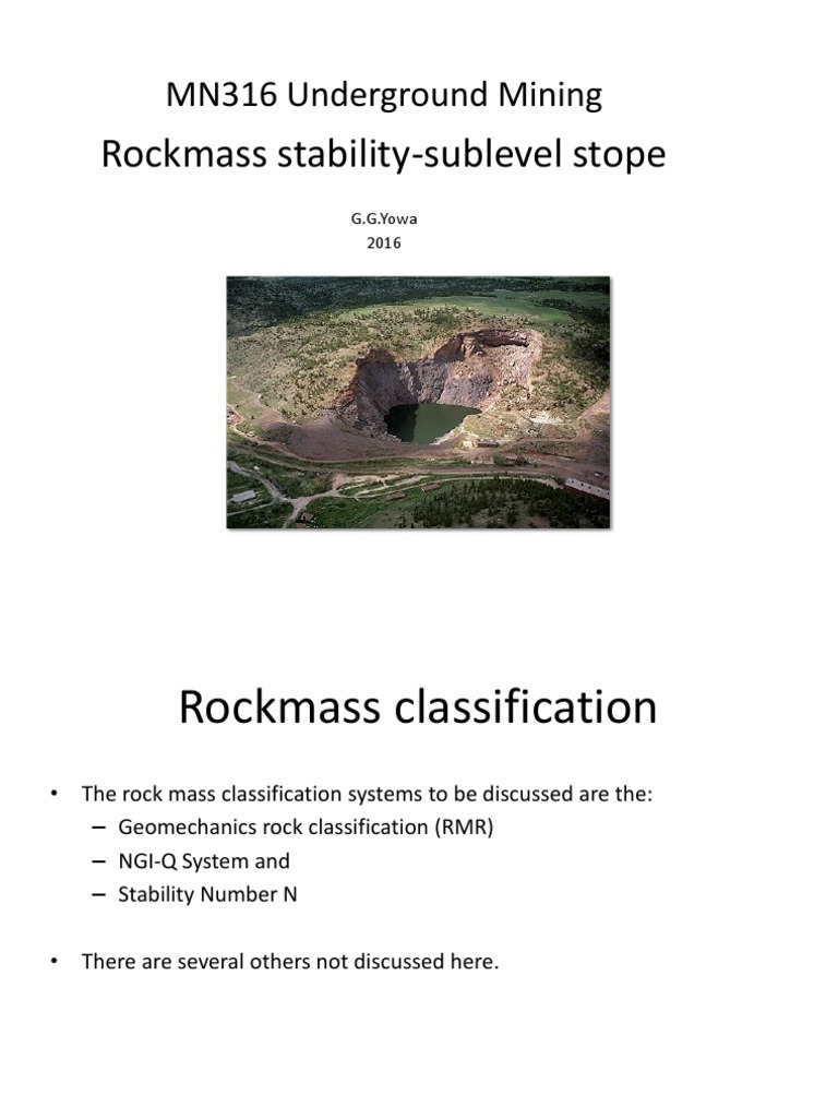 Rock Mechanics-Hydraulic Radius | PDF | Mechanics | Physics
