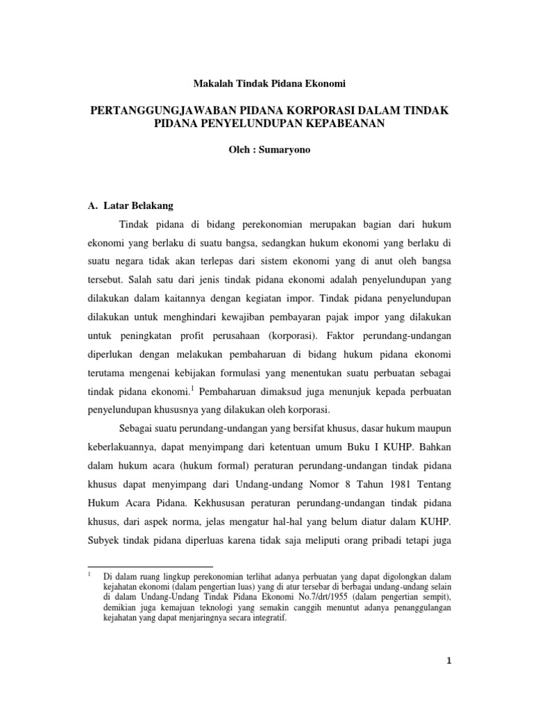 Tugas Makalah Sumaryono Prof Hartiwiningsih SMT 2 | PDF
