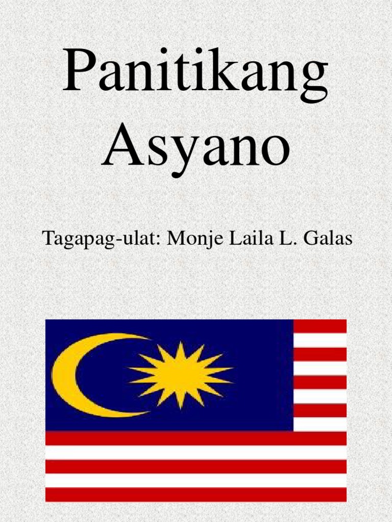 Panitikang Asyano | PDF