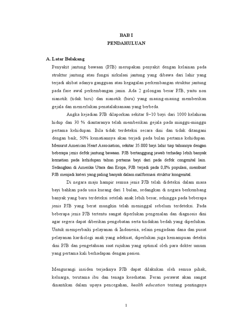 Makalah PJB Anak Poli Fix | PDF