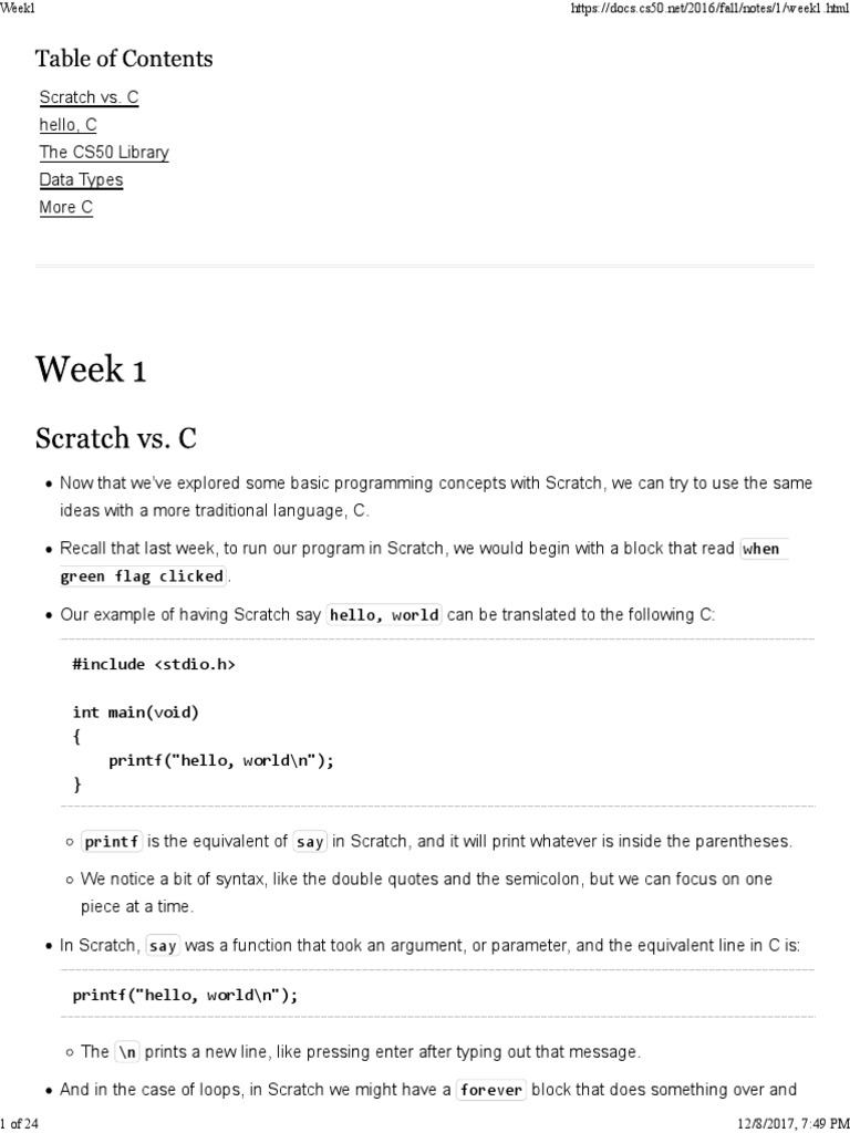 When Green Flag Clicked Hello, World | PDF | C (Programming Language ...