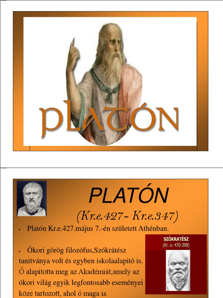 Platón-Prezentáció 3 | PDF