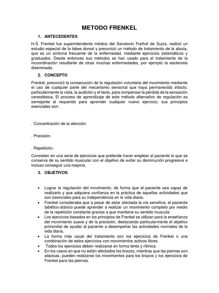Metodo Frenkel Word | PDF | Pie | Tobillo