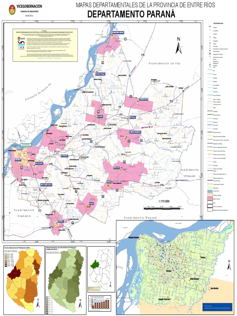 Mapa Departamento Parana.pdf | Datos geográficos e información | Geografía