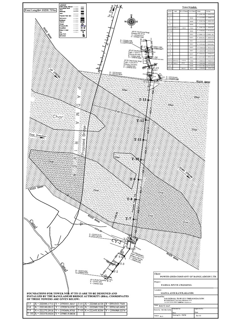 Route Map of Padma River Crossing | PDF