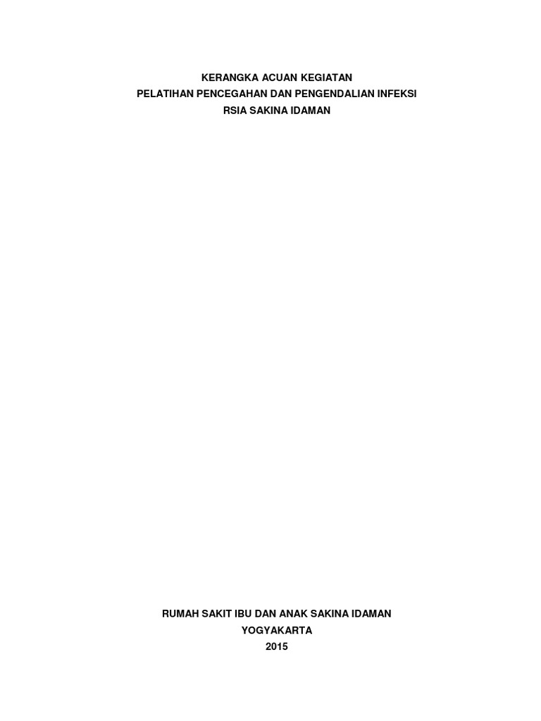 TOR Pelatihan PPI | PDF