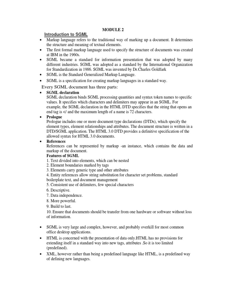 Module 2 PDF | PDF | Xslt | Xml