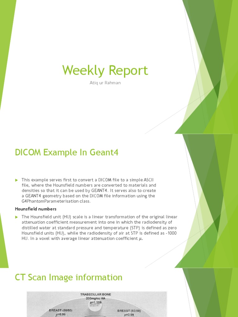 Geant4 Example Pdf Ct Scan Computer Graphics
