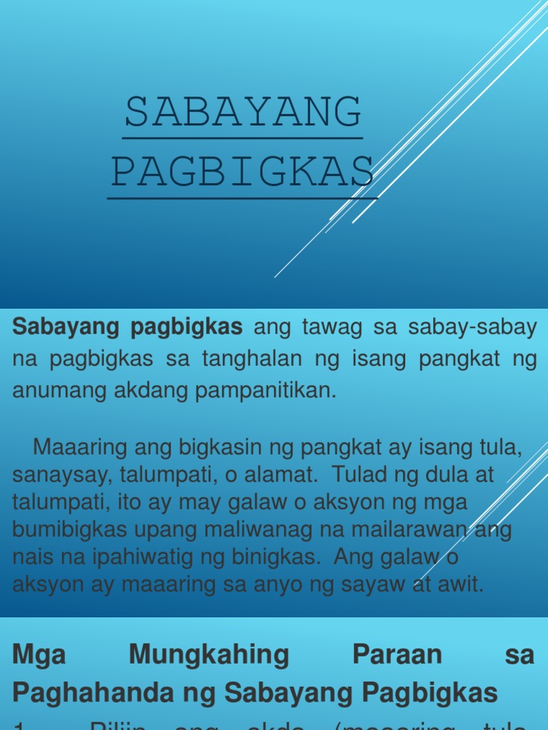 Sabayang Pagbigkas