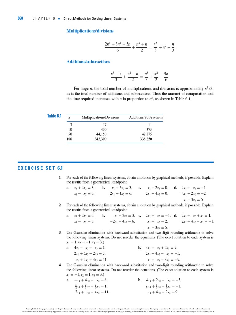 Problems Unit3 | PDF | System Of Linear Equations | Algorithms