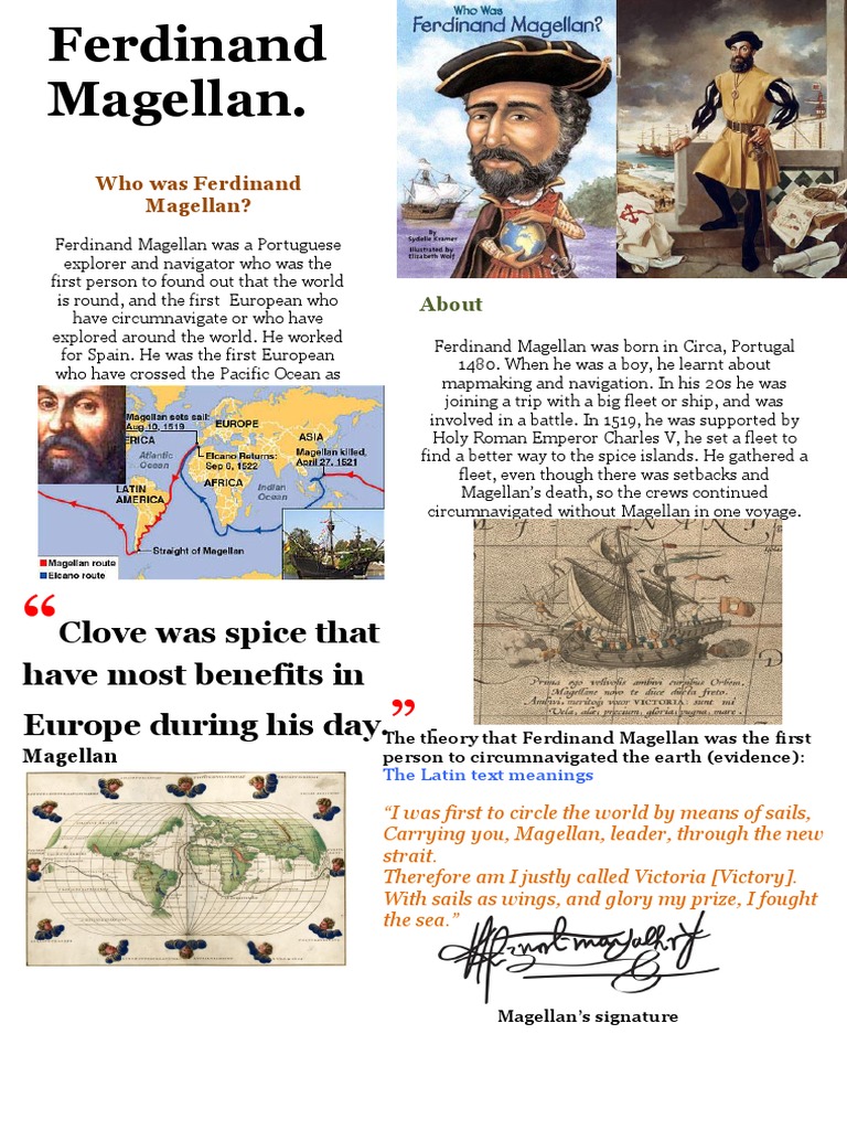 Magellan Poster | PDF | Water Transport | Exploration