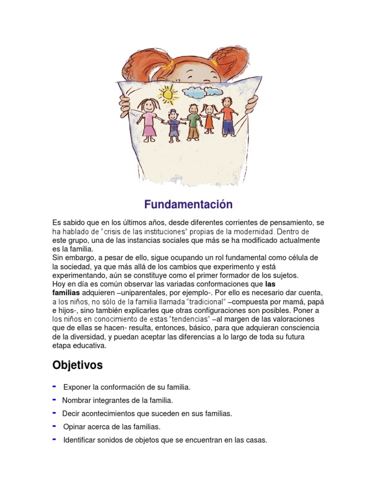 Actividad La Familia | PDF | Evaluación | Sociedad