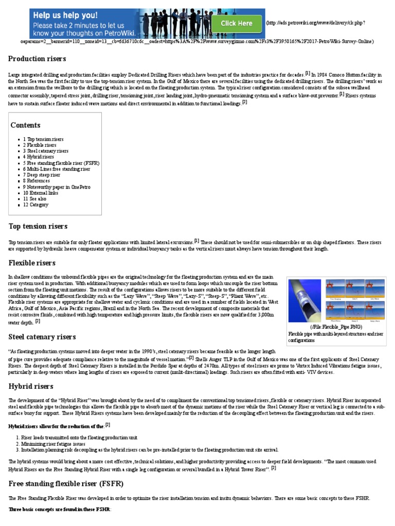 Production Risers | PDF | Offshore Drilling | Buoyancy