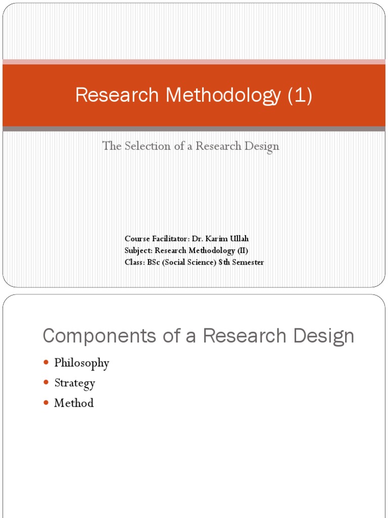 Research Design Selection Guide | PDF | Qualitative Research | Data