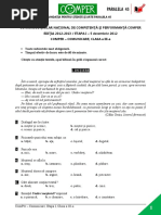 Comper Teste Clasa 1 PDF | PDF