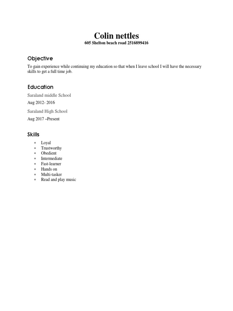 Resume Colin | PDF