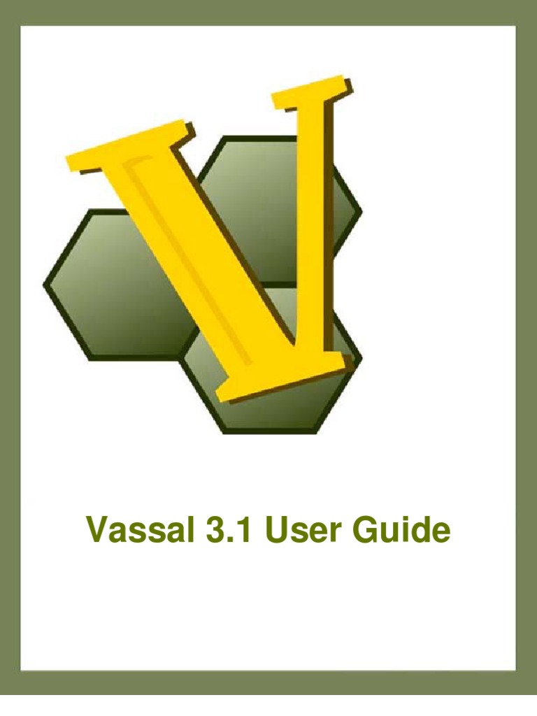 Vassal 3.1 User Guide | PDF | Menu (Computing) | Keyboard Shortcut
