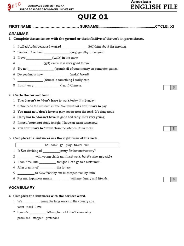 Eleventh Cycle Quiz 1 | PDF | Languages