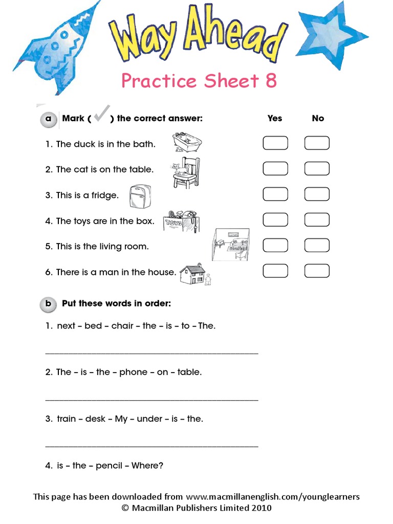 Way Ahead Practice Sheet 8 | PDF | Leisure