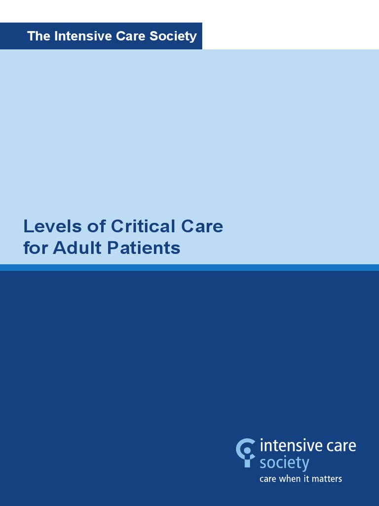 Levels of Critical Care For Adult Patients (Revise | PDF | Intensive ...