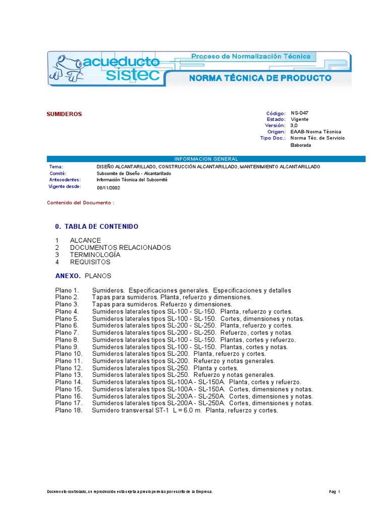 NS 047 | PDF | Fundación (Ingeniería) | edificio