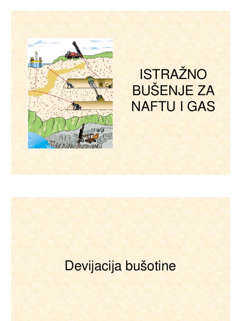 Istrazno Busenje Za Naftu I Gas | PDF