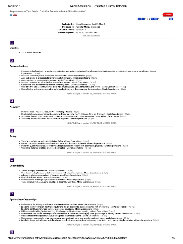 Typhon Group Easi - Evaluation Survey Instrument | PDF