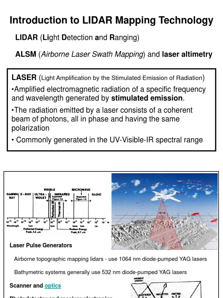 Introduction To LIDAR Mapping Technology | PDF