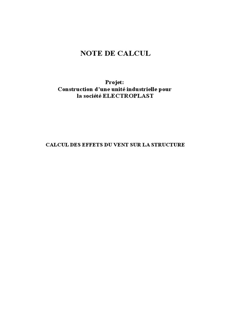 Vent NV65 Maroc Tanger | PDF | Ingénierie civile | Science