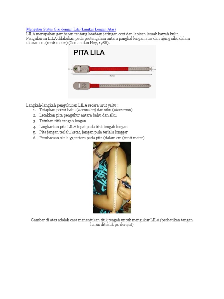 Mengukur Status Gizi Dengan Lila | PDF