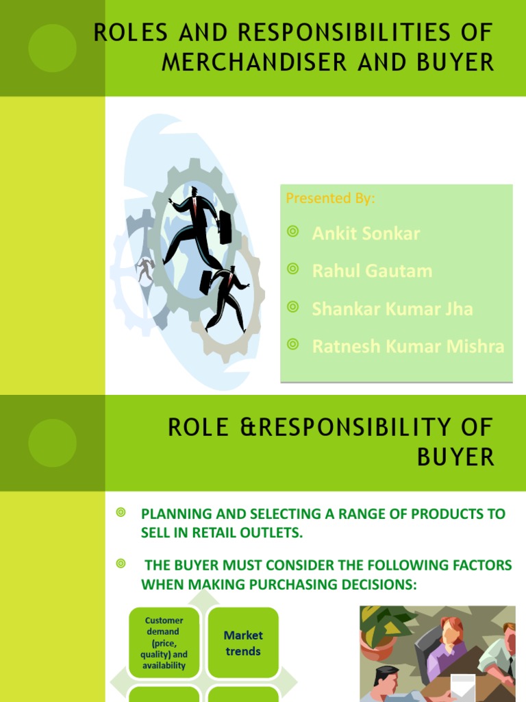 Buyer and Merchandiser Roles Explained | PDF | Retail | Sales