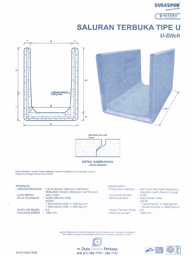 U-Ditch Type U | PDF