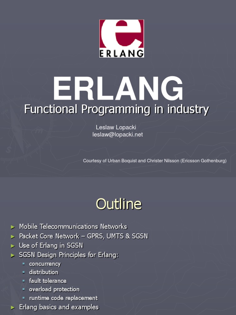 Erlang: Functional Programming in Industry | PDF | High Speed Packet Access | General Packet ...