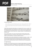 NYSSMA Sight Reading Handbook PDF | PDF