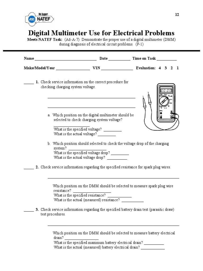 Digital Multimeter Usage Guide | PDF