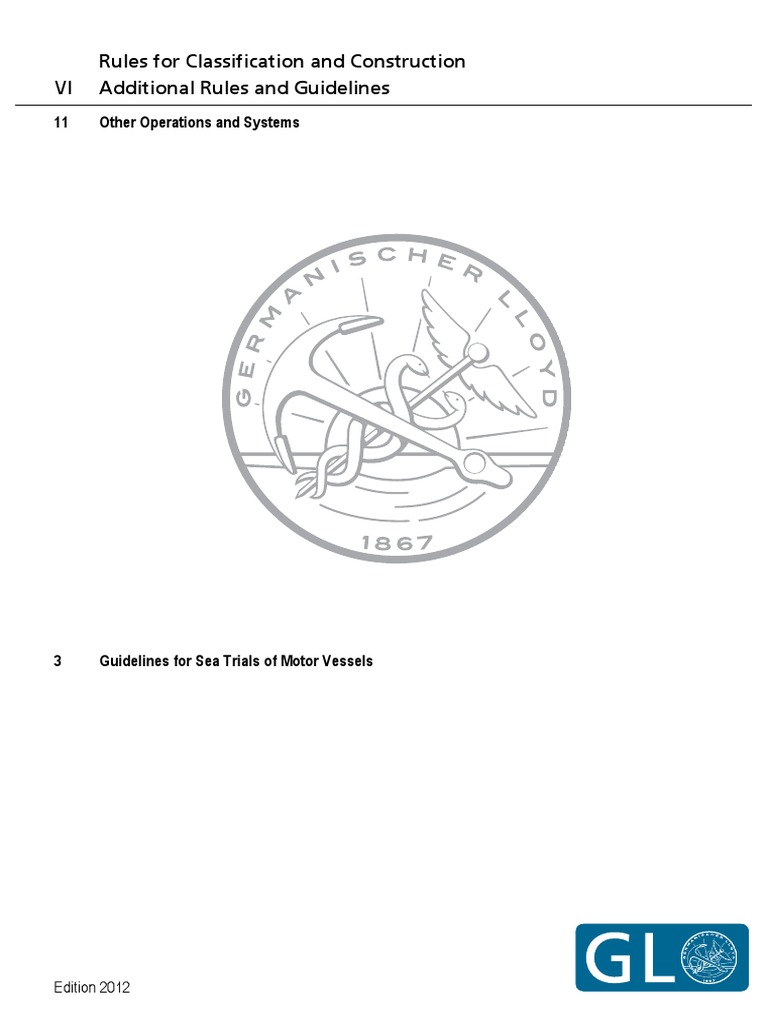 Lloyds sea trial checklist.pdf | Ships | Propeller | Free 30-day Trial ...