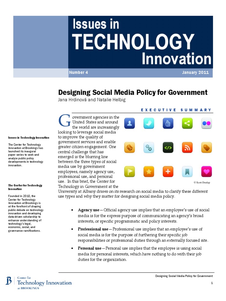 01 Social Media Policy | PDF | Social Media | Popular Culture & Media ...
