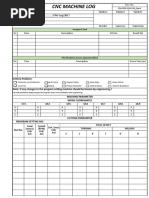 Excel Template Machine Wise Production Capacity v.2 | PDF | Numerical Control | Computing