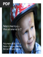 PECARN Criteria For Head CT | PDF | Traumatic Brain Injury | Epidemiology