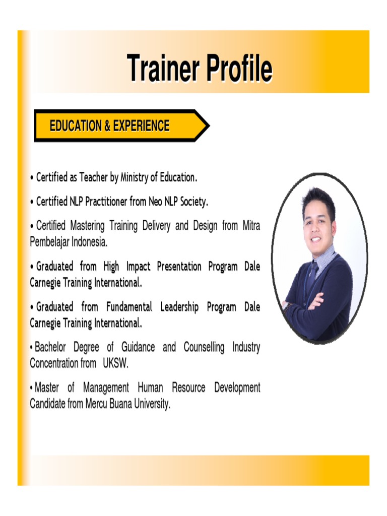 Trainer Profile | PDF