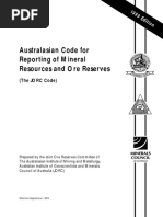 JORC Standards for Mineral Reporting | PDF | Business | Finance & Money ...