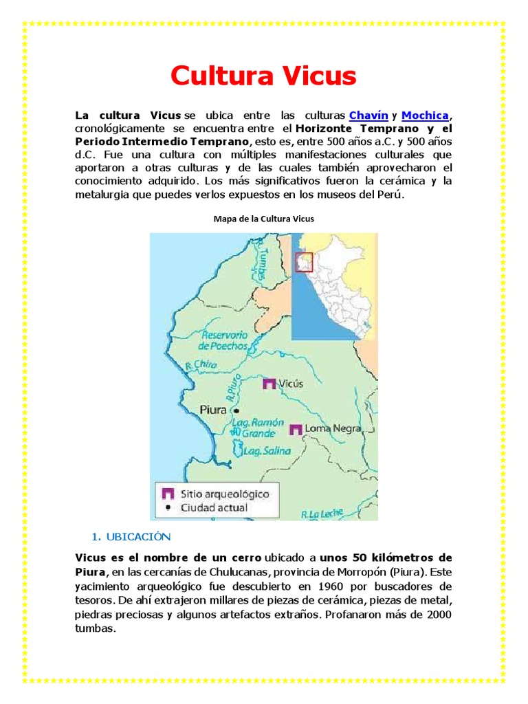 Cultura Vicus | Agricultura | Cultura (general)