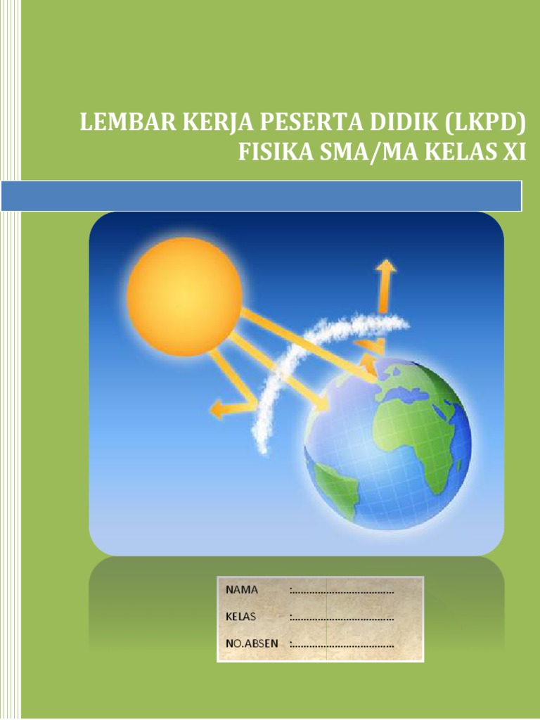 LKPD Simulasi Efek Rumah Kaca Secara Kuantitatif | PDF