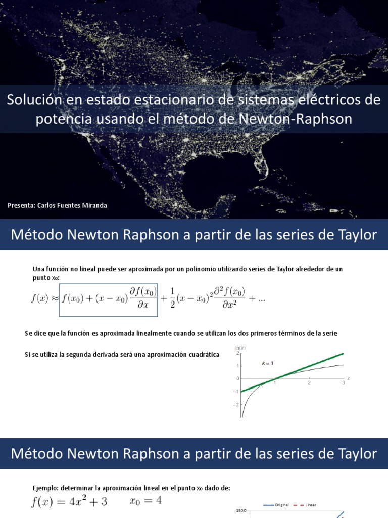 Método Newton-Raphson Aplicado A Flujos de Potencia | PDF | Ecuaciones | Análisis matemático