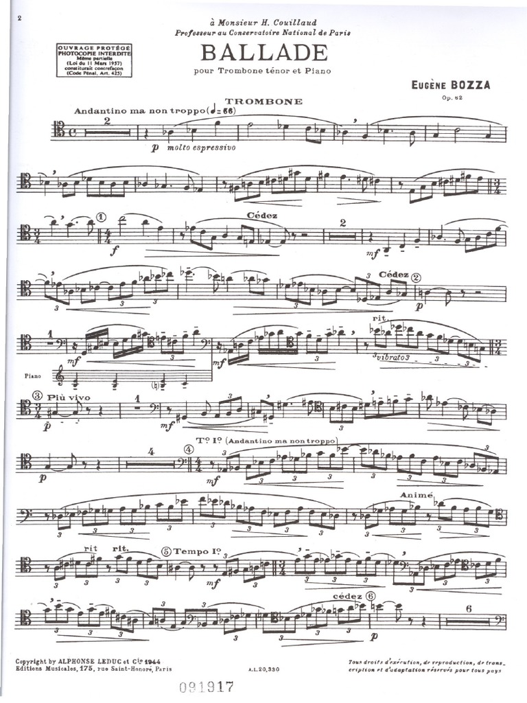 Bozza Ballade PDF | PDF | Musicologie | Poétique (discipline)